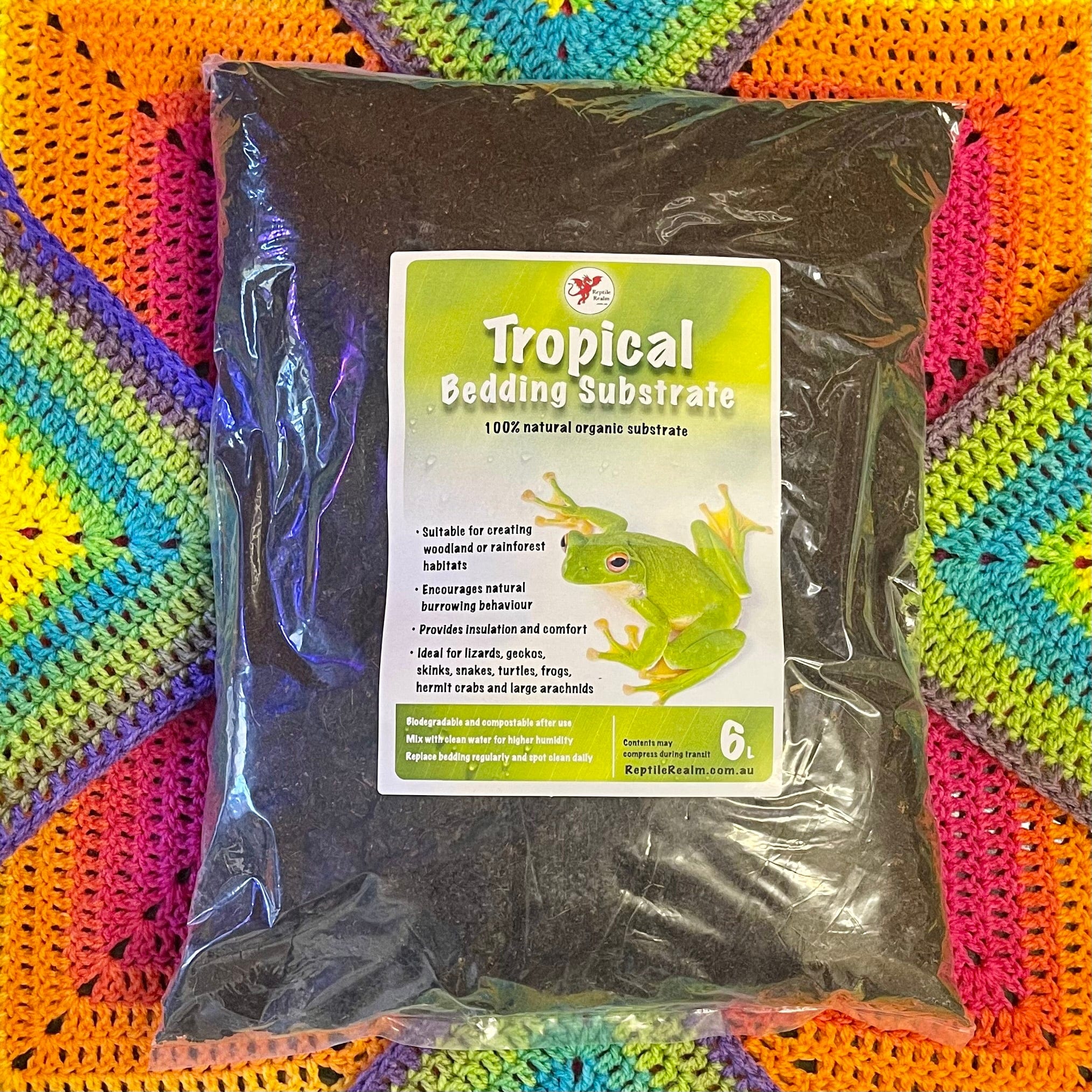 Reptile Realm Tropical Bedding Substrate - 6 litres - Reptile ...