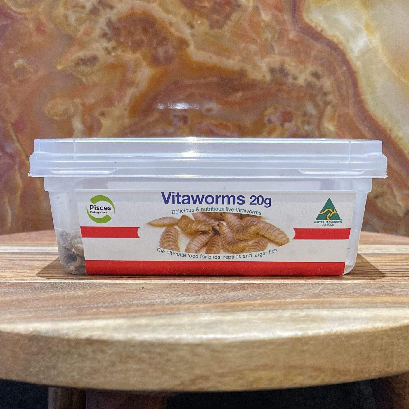Vitaworms - BSFL - Black Soldier Fly Larvae 20g Reptile Food Delivery ...